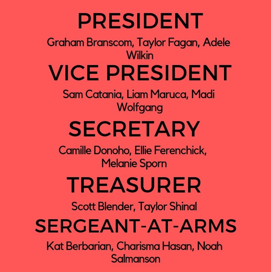 HSC Swears in 2019 – 2020 Officer Team – Harriton Student Council